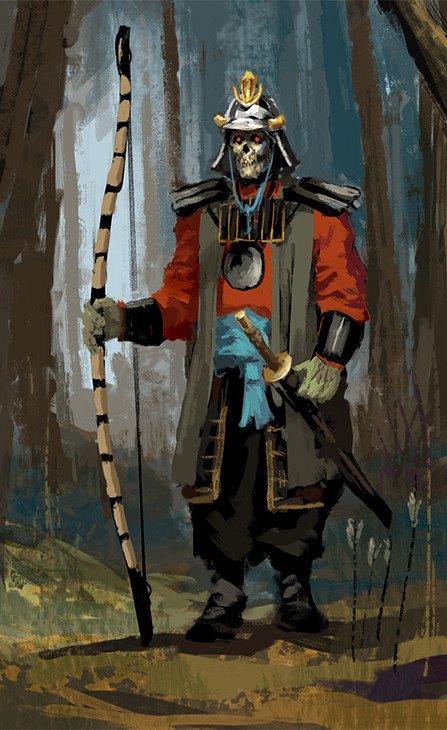 ArtStation - Skull samurai