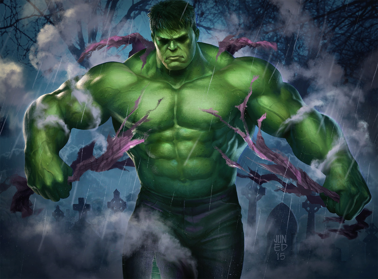 ArtStation - Grieving Hulk