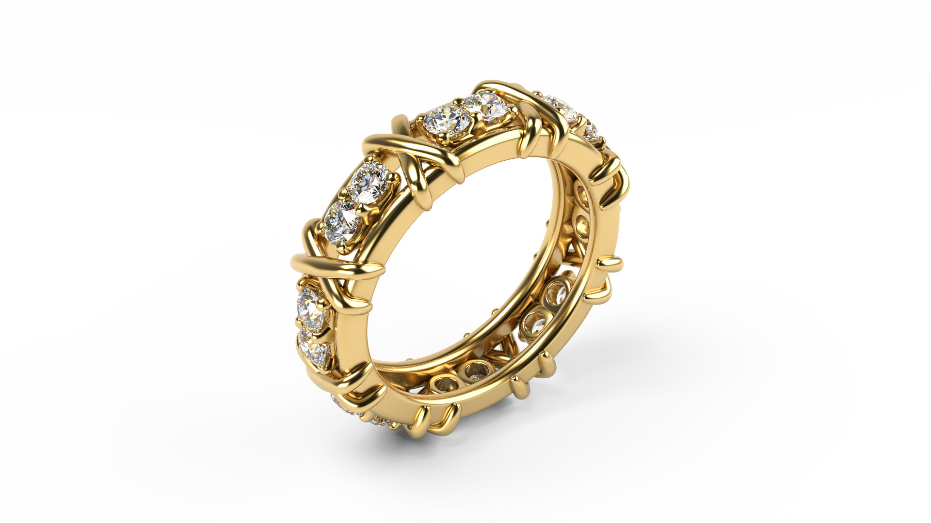 ArtStation - 16 gems ring
