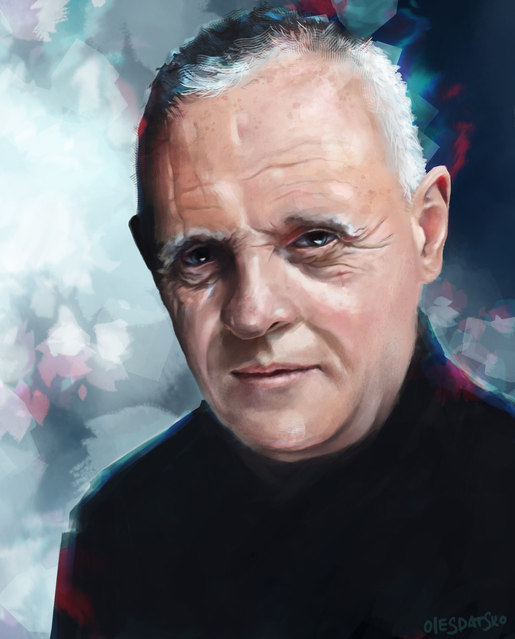 ArtStation - Portrait Study | Sir Anthony Hopkins