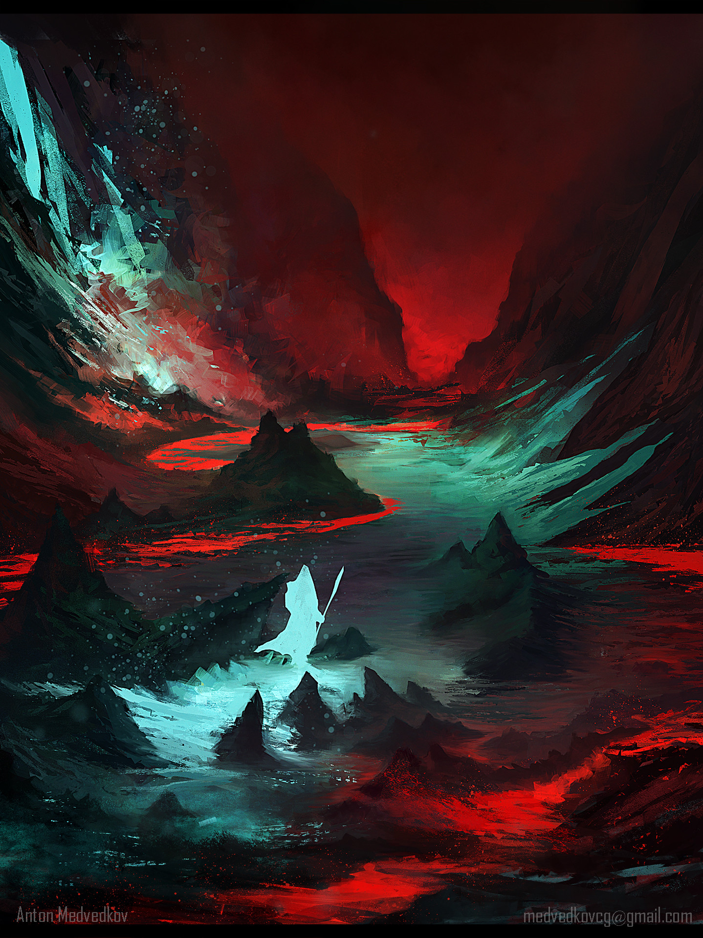 ArtStation - Red Cave