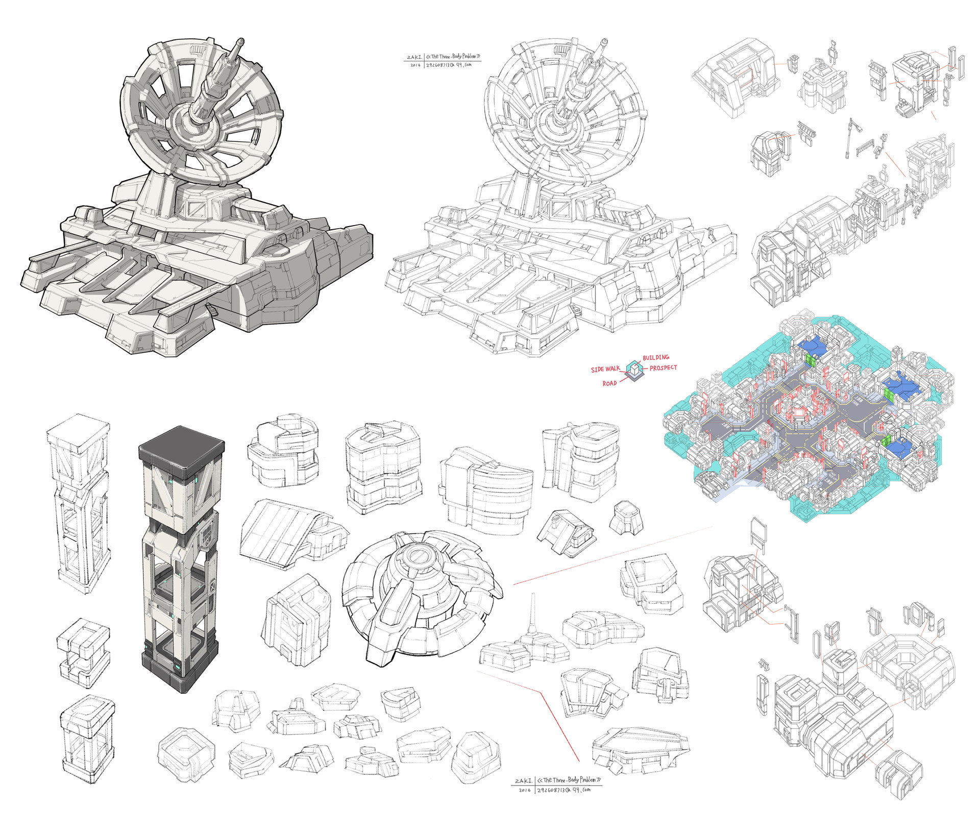 ArtStation - The Three-Body Problem Design