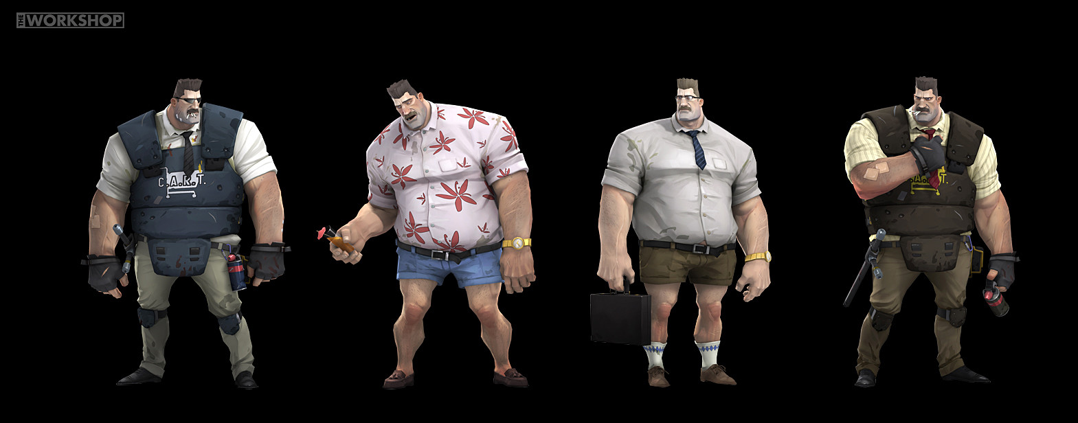 Gary Huang Fps Game Character 