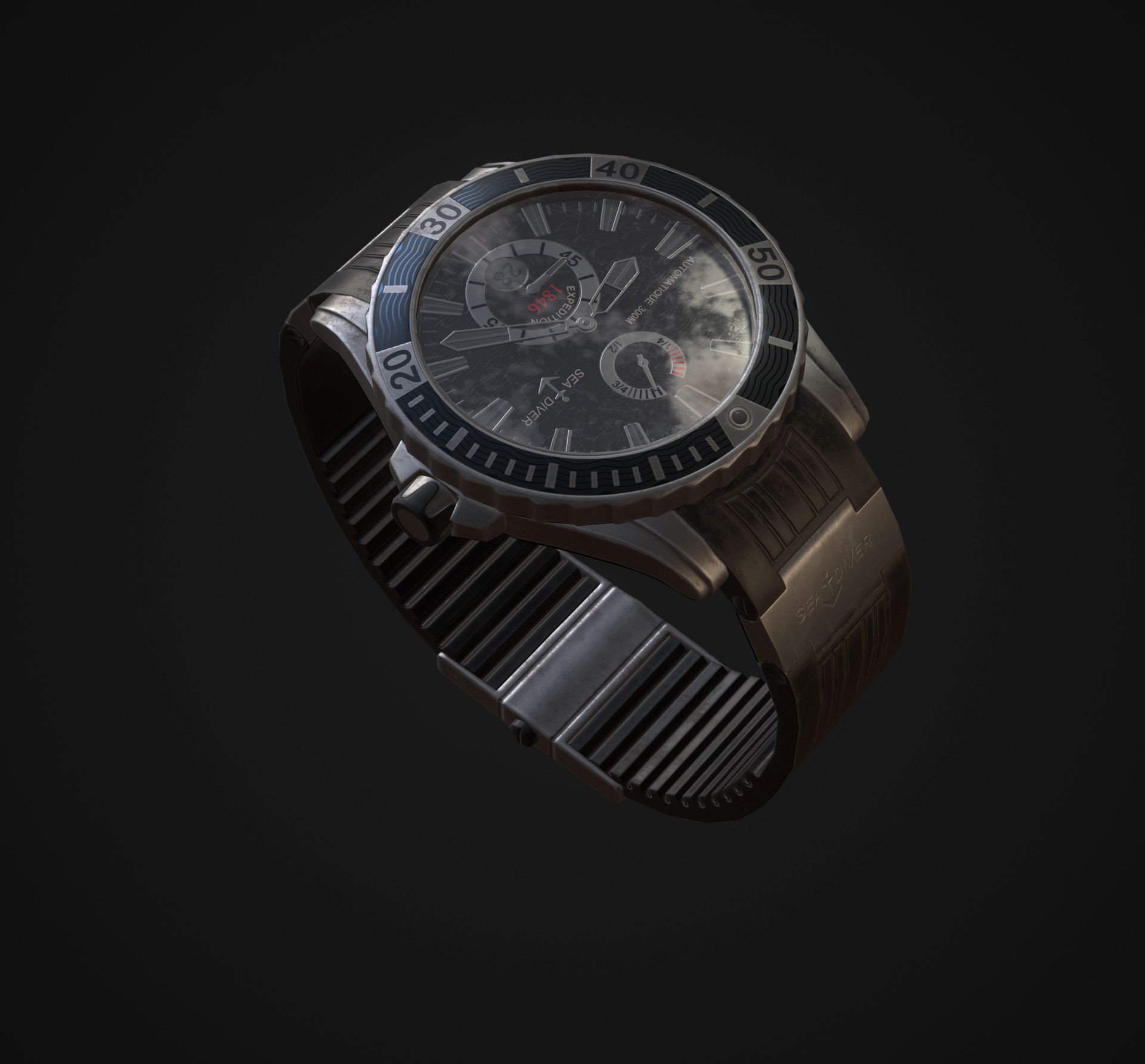 ArtStation - low poly clock