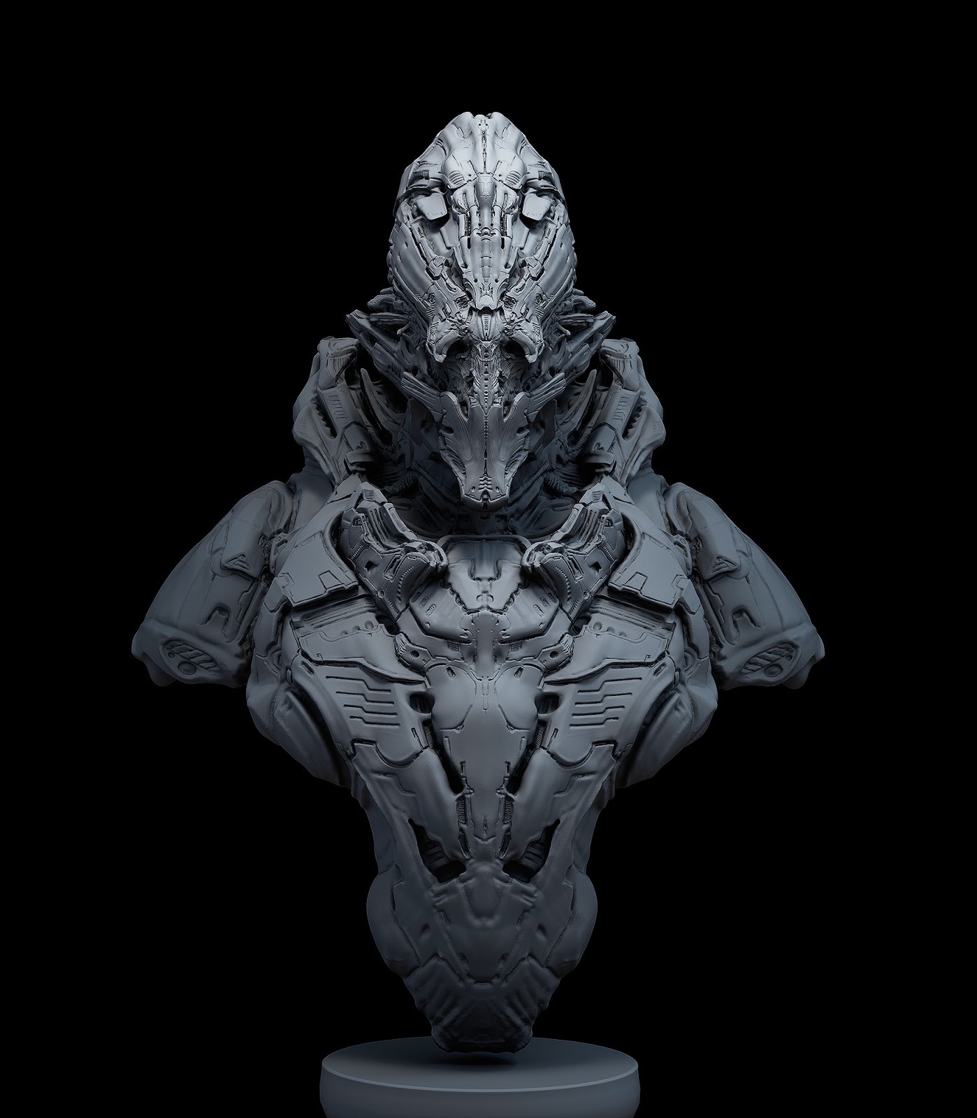 ArtStation - alien armor sketch