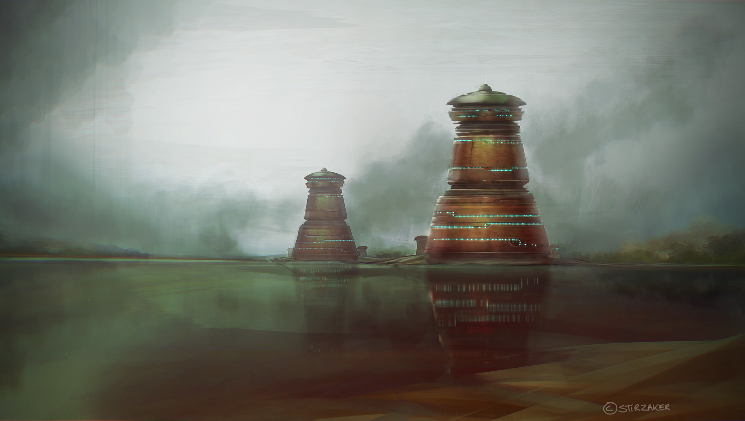 ArtStation - Lakeside Towers