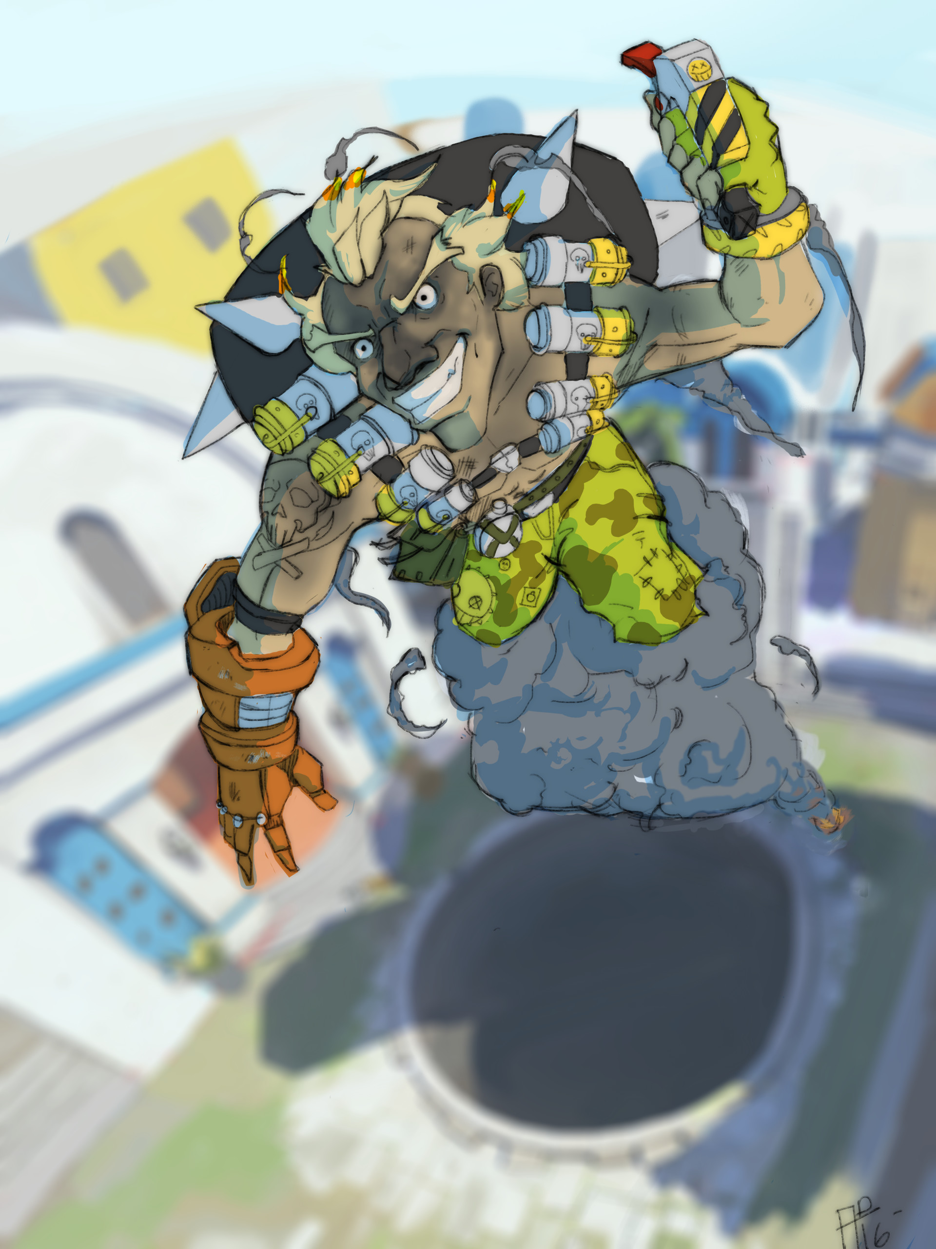 ArtStation - Junk rat mine jump!