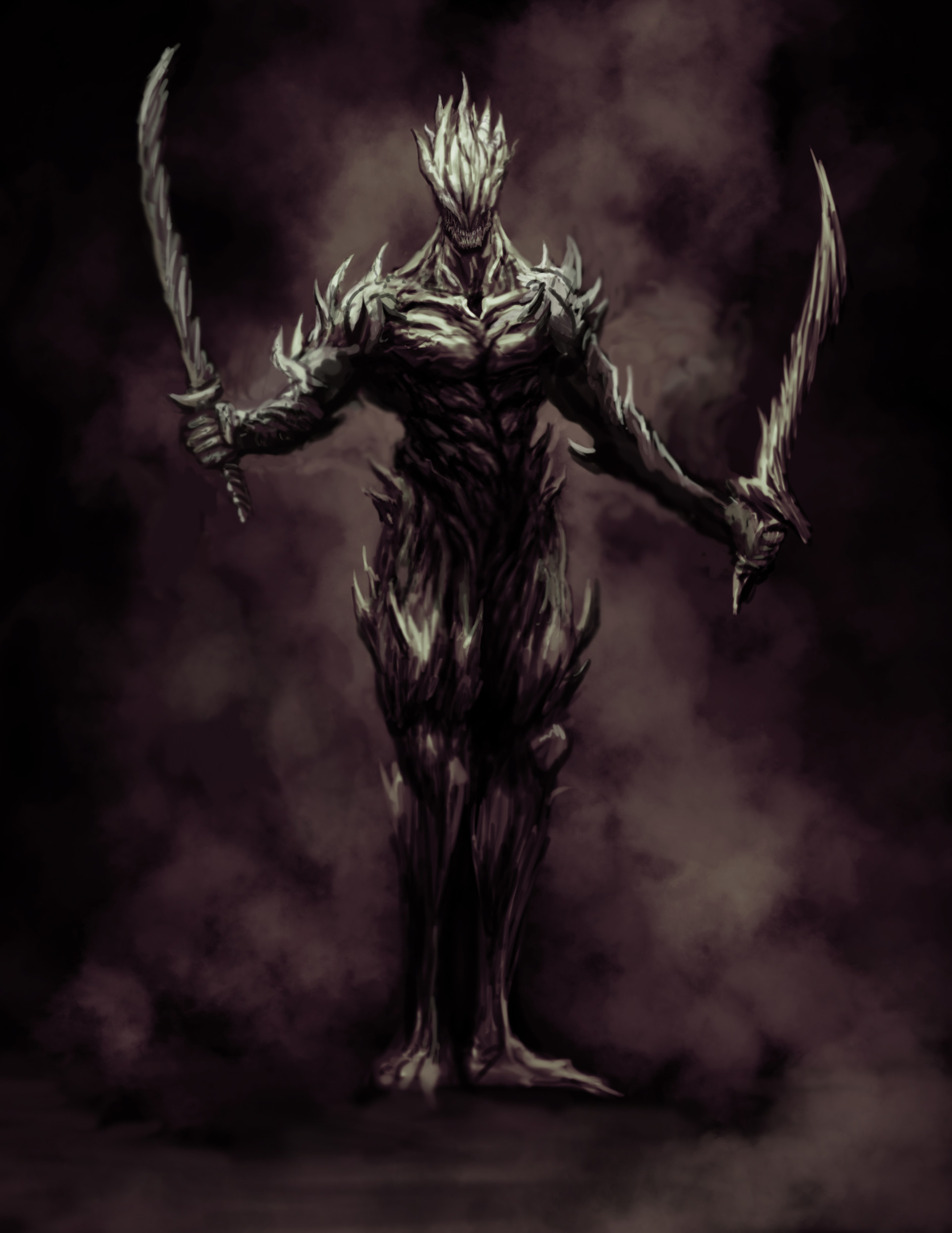 Anime Demon Swordsman