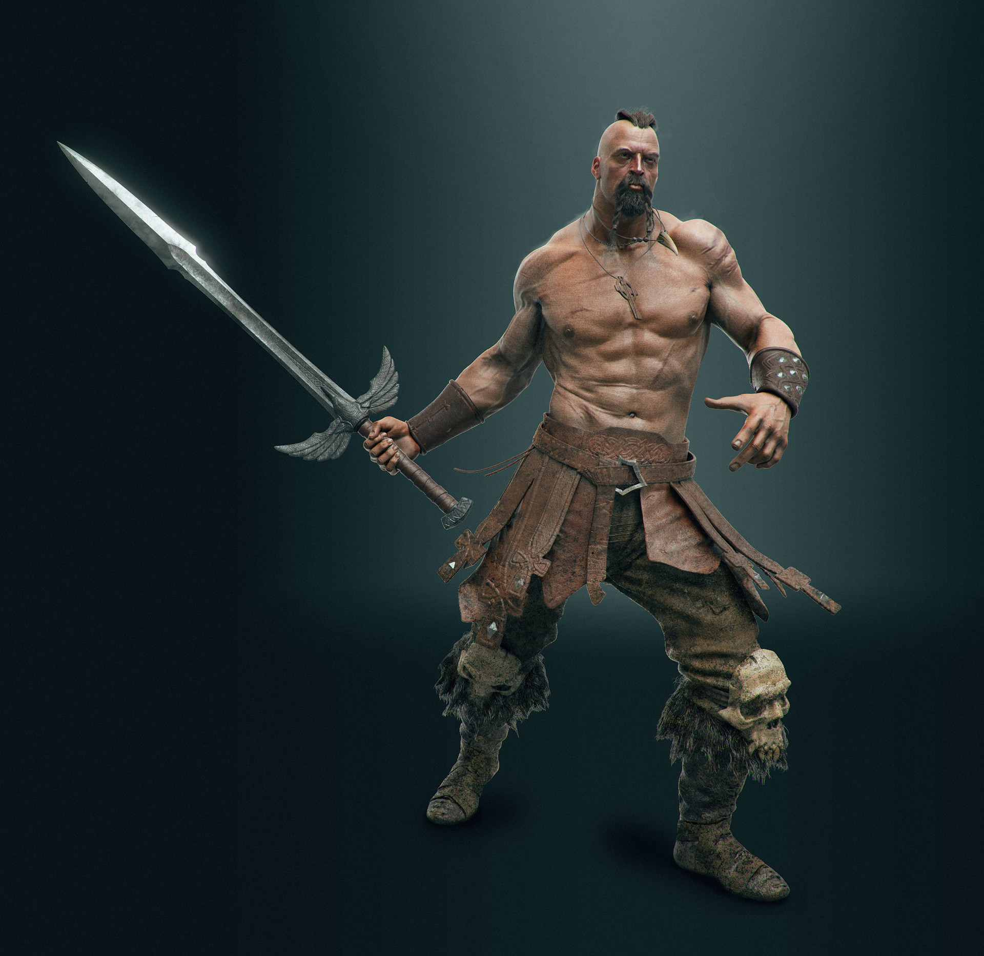 ArtStation - Viking berserker