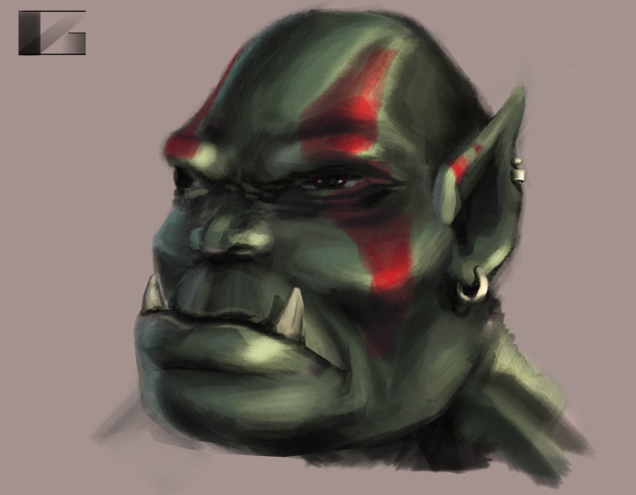 ArtStation - Orc head