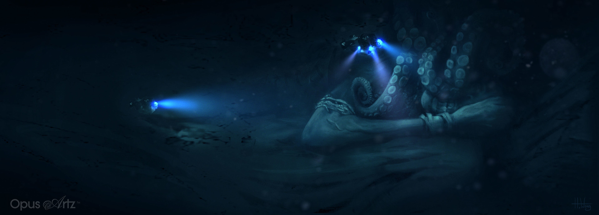 Deep Sea Cthulhu by Henry Wong : r/ImaginaryNecronomicon