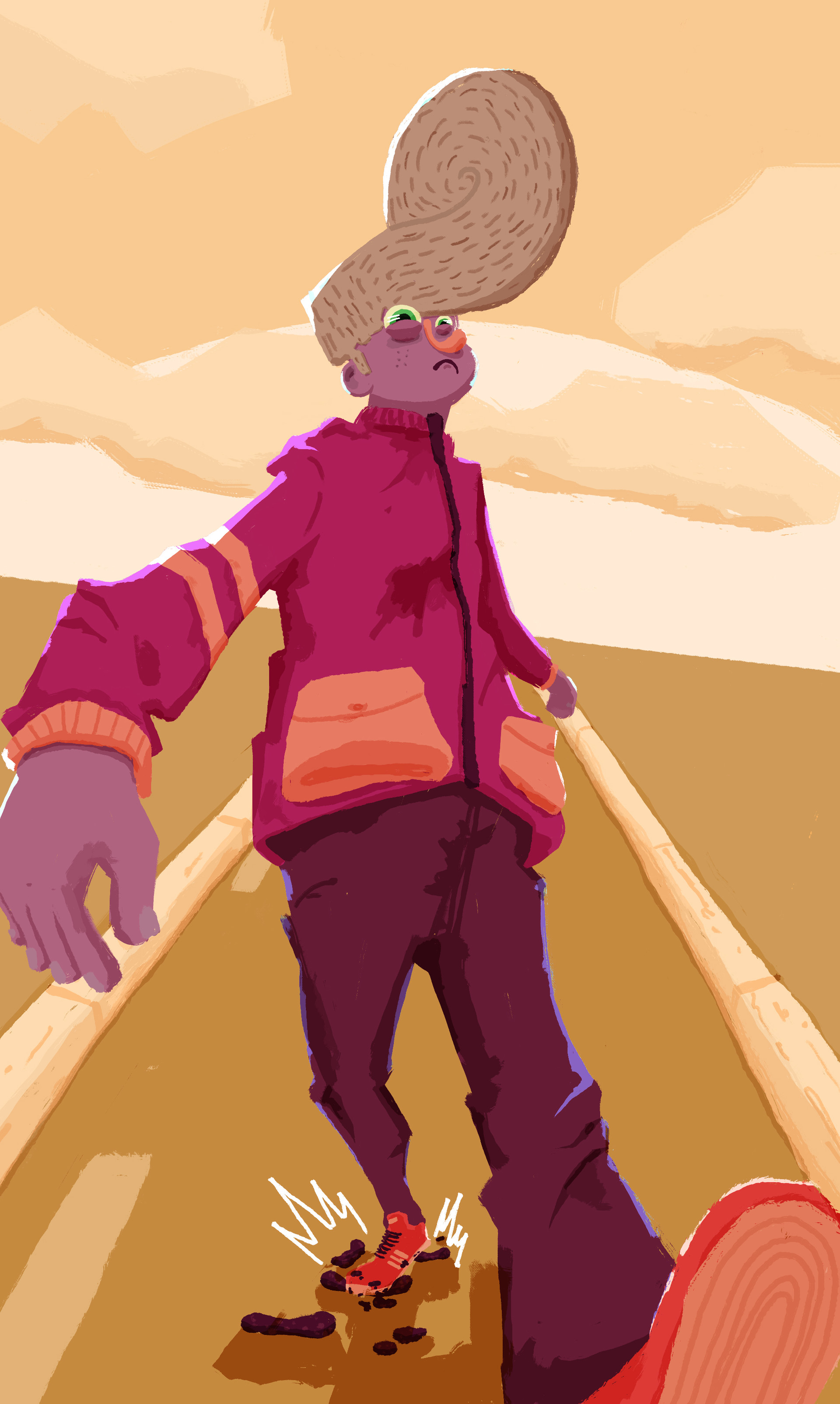 ArtStation - Daily spitpaint - Oops.