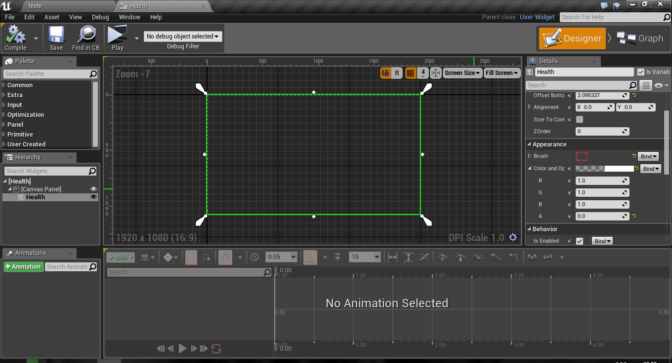 Dennis Mozart - Damage based on Height of Falling and HUD Interactions - UE4 Blueprint Mechanic
