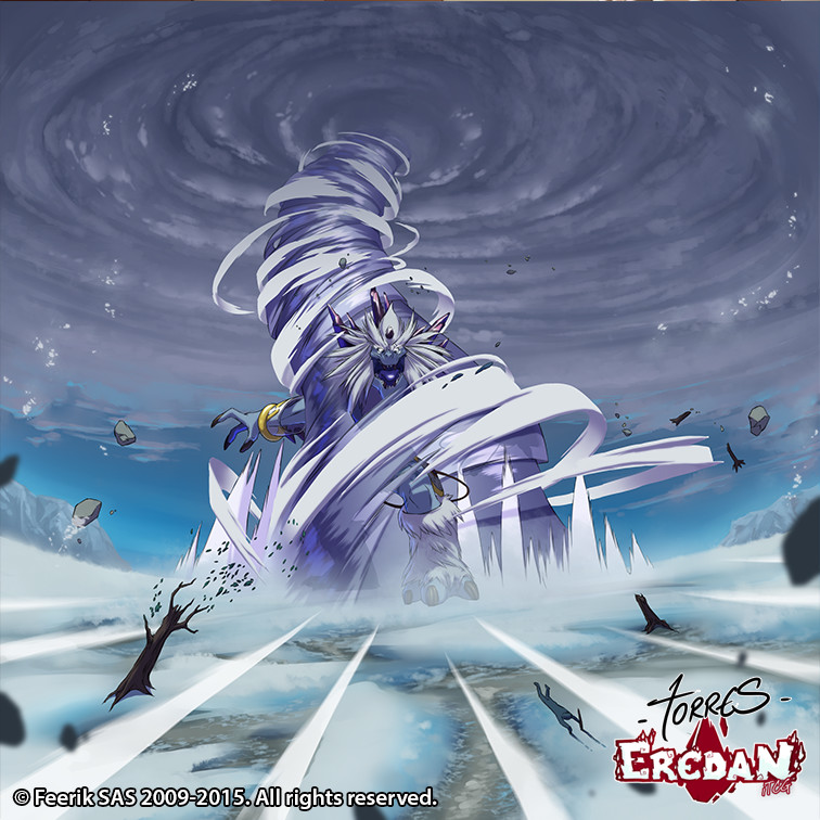 ArtStation - Snow tornado