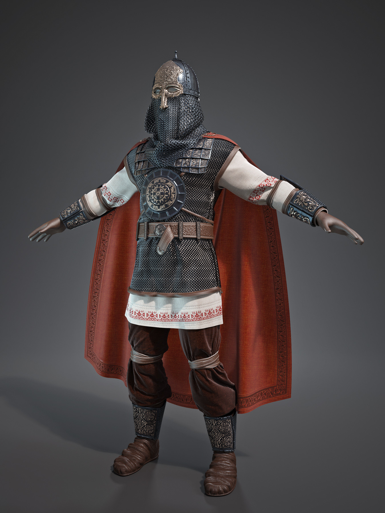 Nick To (dr540) - Weapons and armor of a warrior of the 12th century.