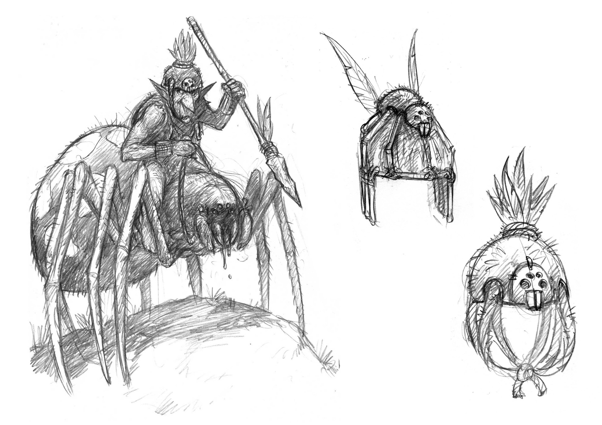 Jagoba Lekuona - Spider rider goblin