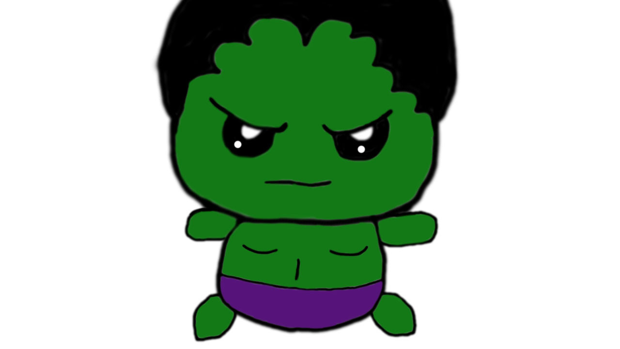 Cute Hulk Cartoon