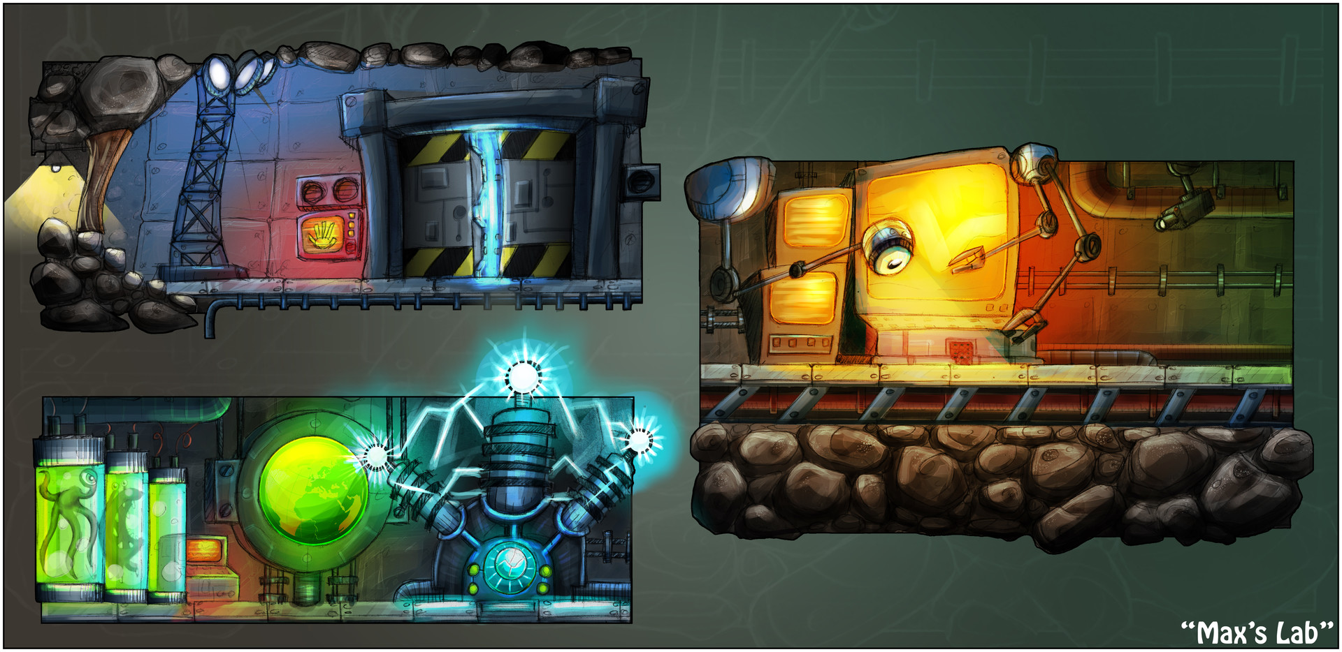 ArtStation - Game Level Concepts