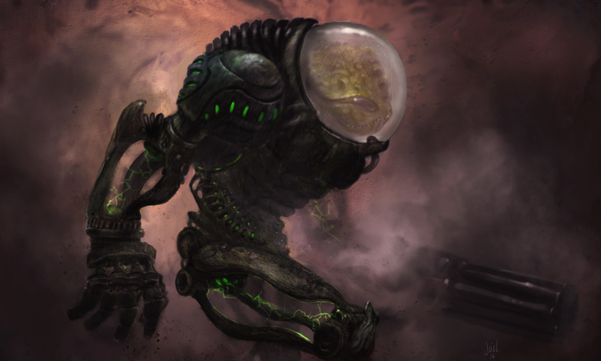 ArtStation - Alien Gatling Gun