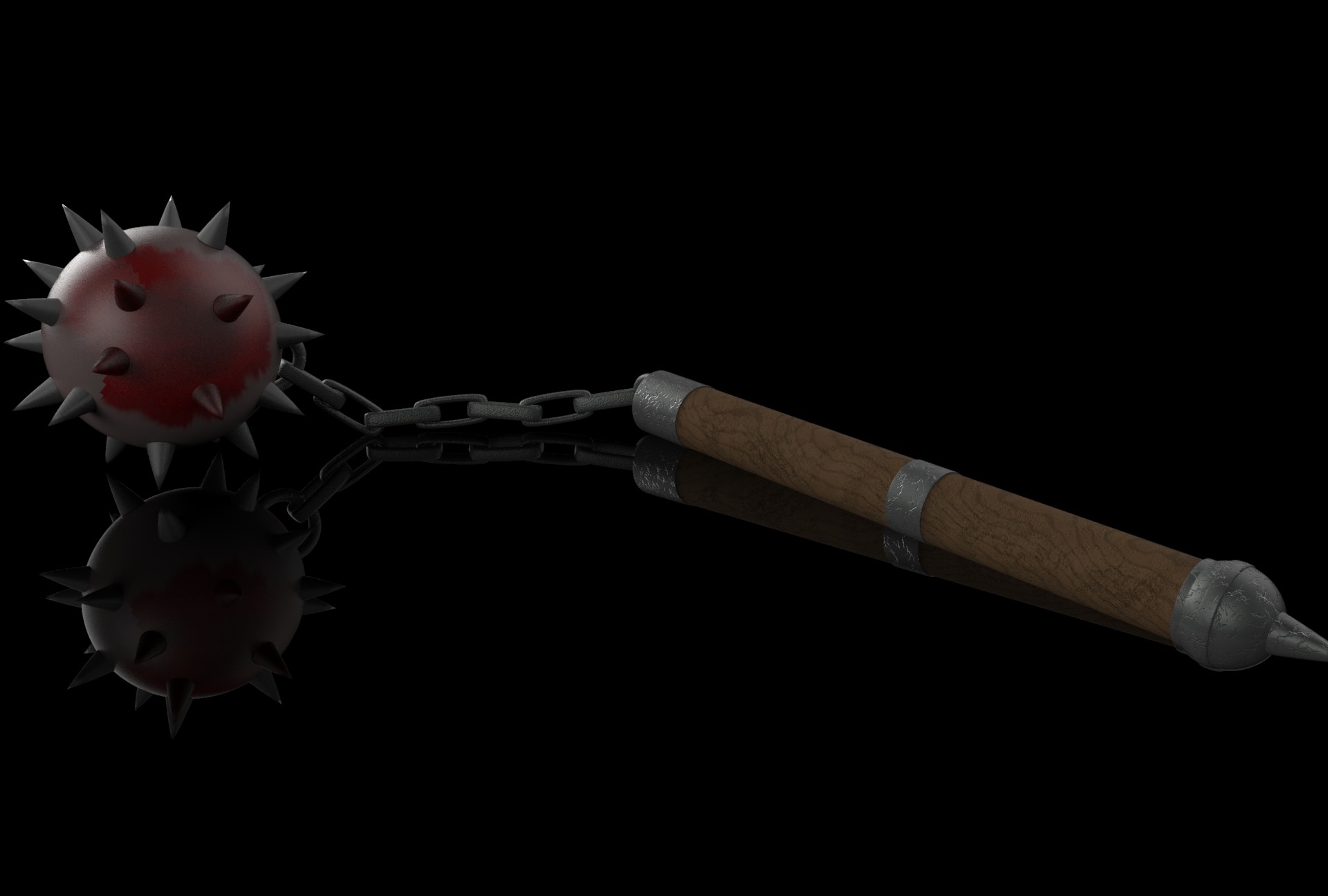 ArtStation - Medieval Spiked Mace