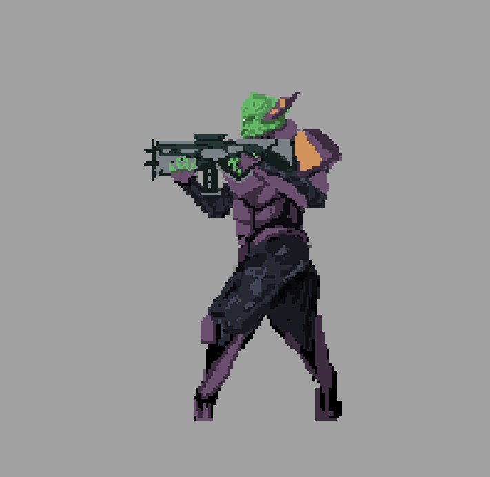 ArtStation - Lizard man Sprite design and animation for video game PTZ ...