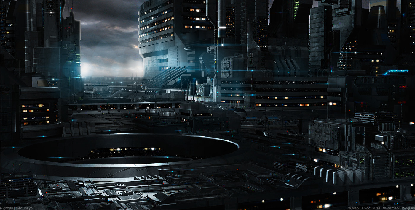 ArtStation - Nightfall | Neo Tokyo III