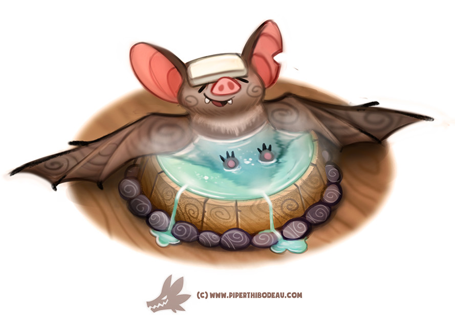 ArtStation - Daily Paint 1299. Bat-house