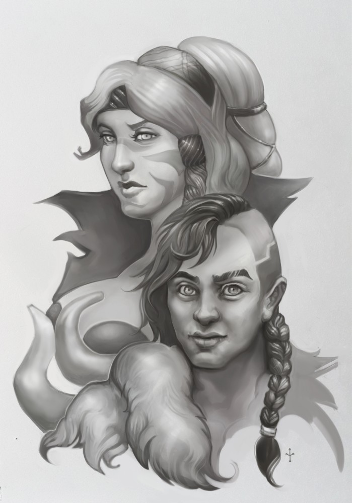 ArtStation - Eir and Braham