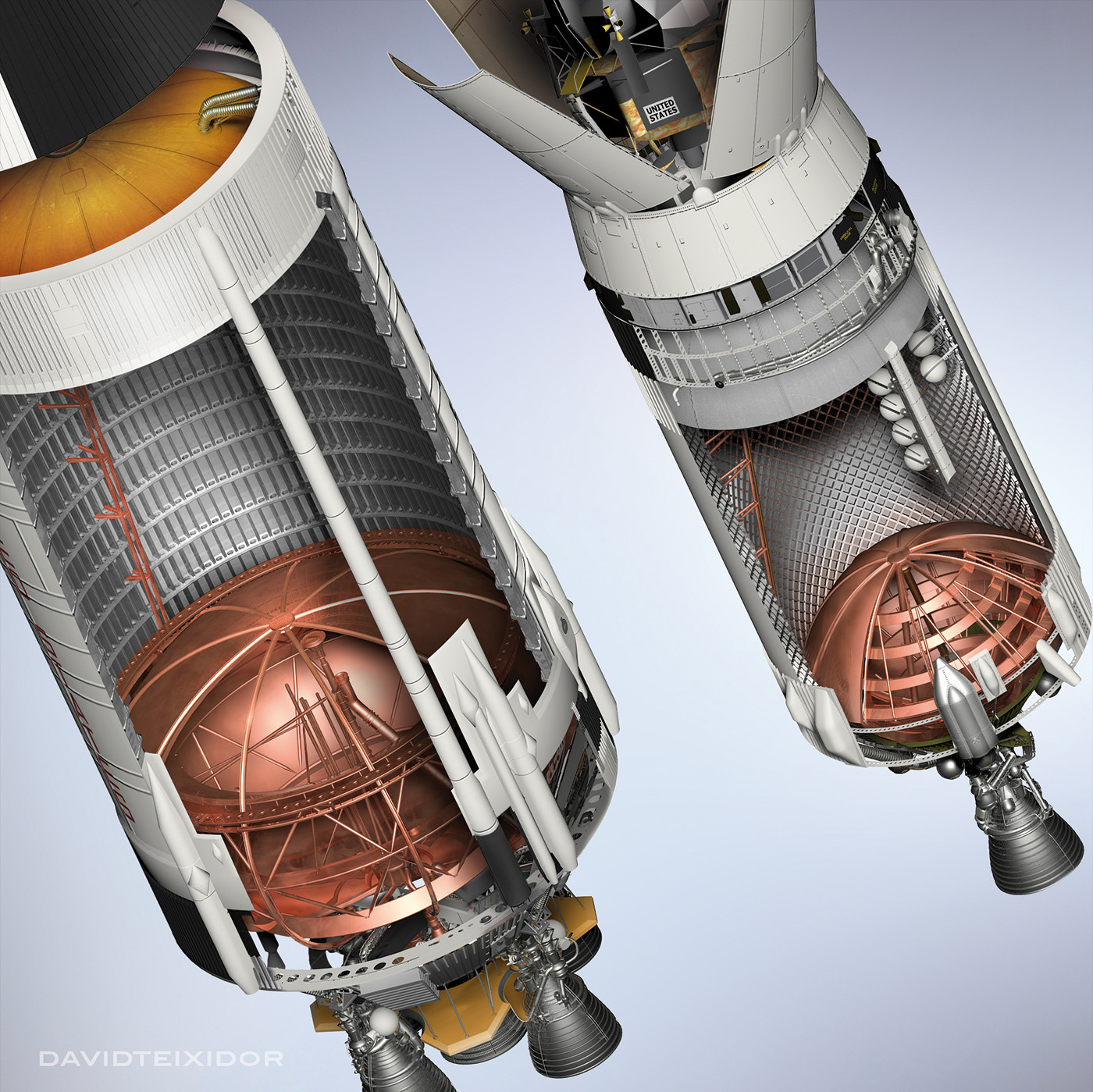 David Teixidor - Apollo XI, fuel tanks