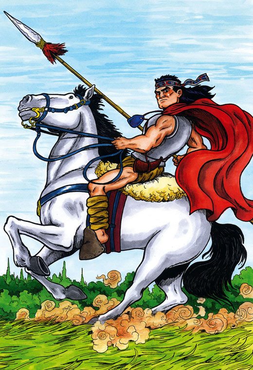 ArtStation - Lautaro, the mapuche toki