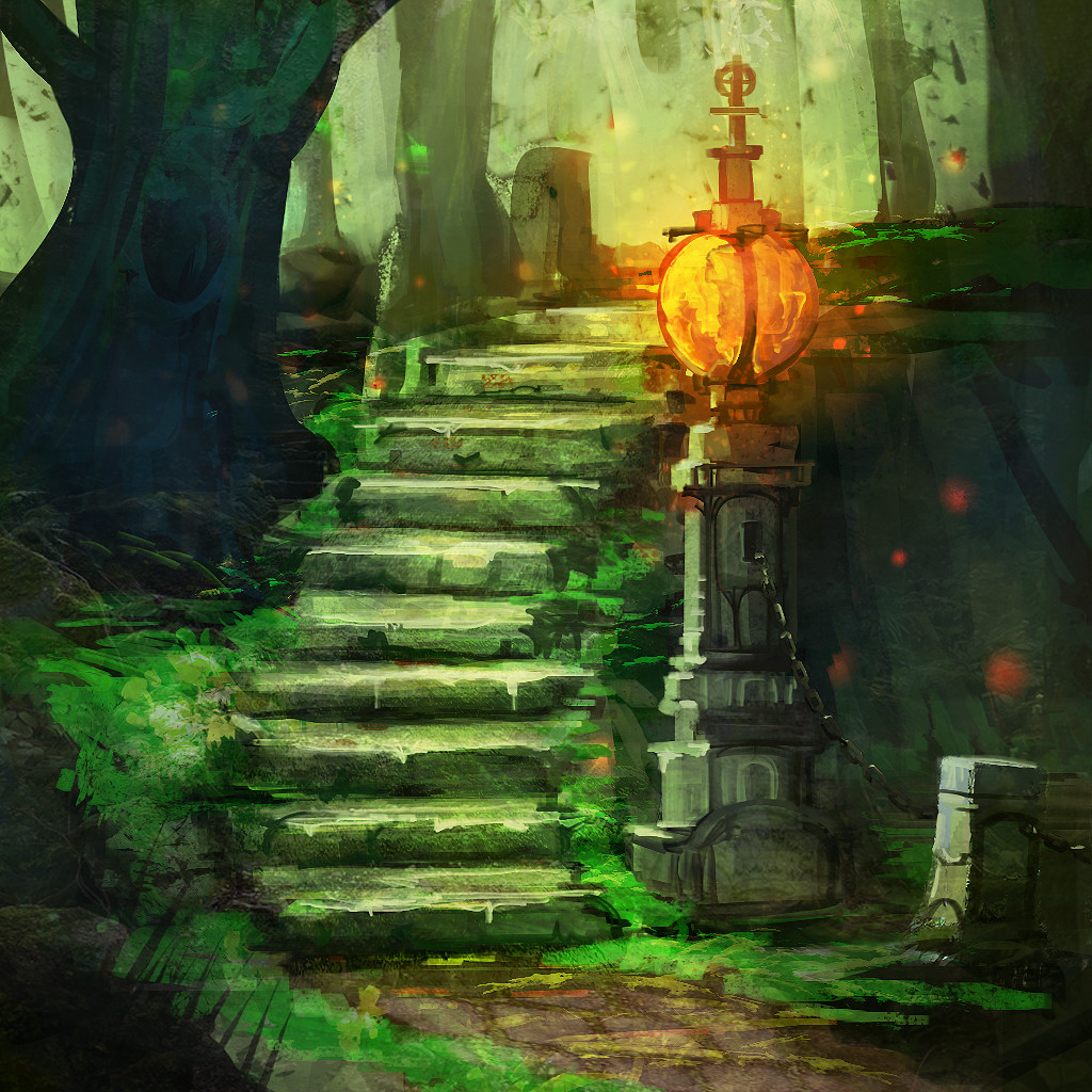 ArtStation - The Forest Stairs