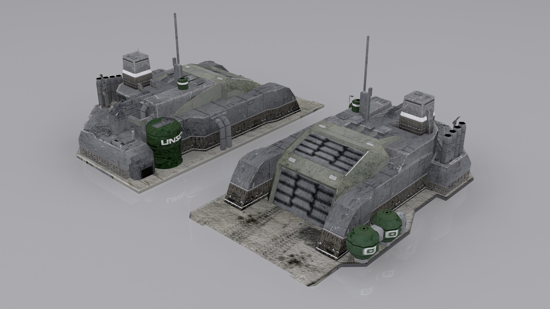 ArtStation - UNSC Heavy vehicle factory