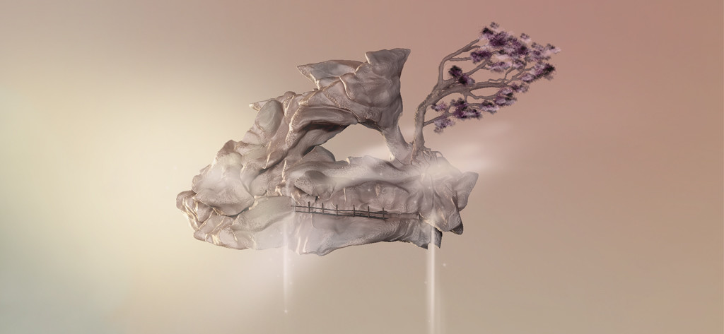 ArtStation - Floating rock