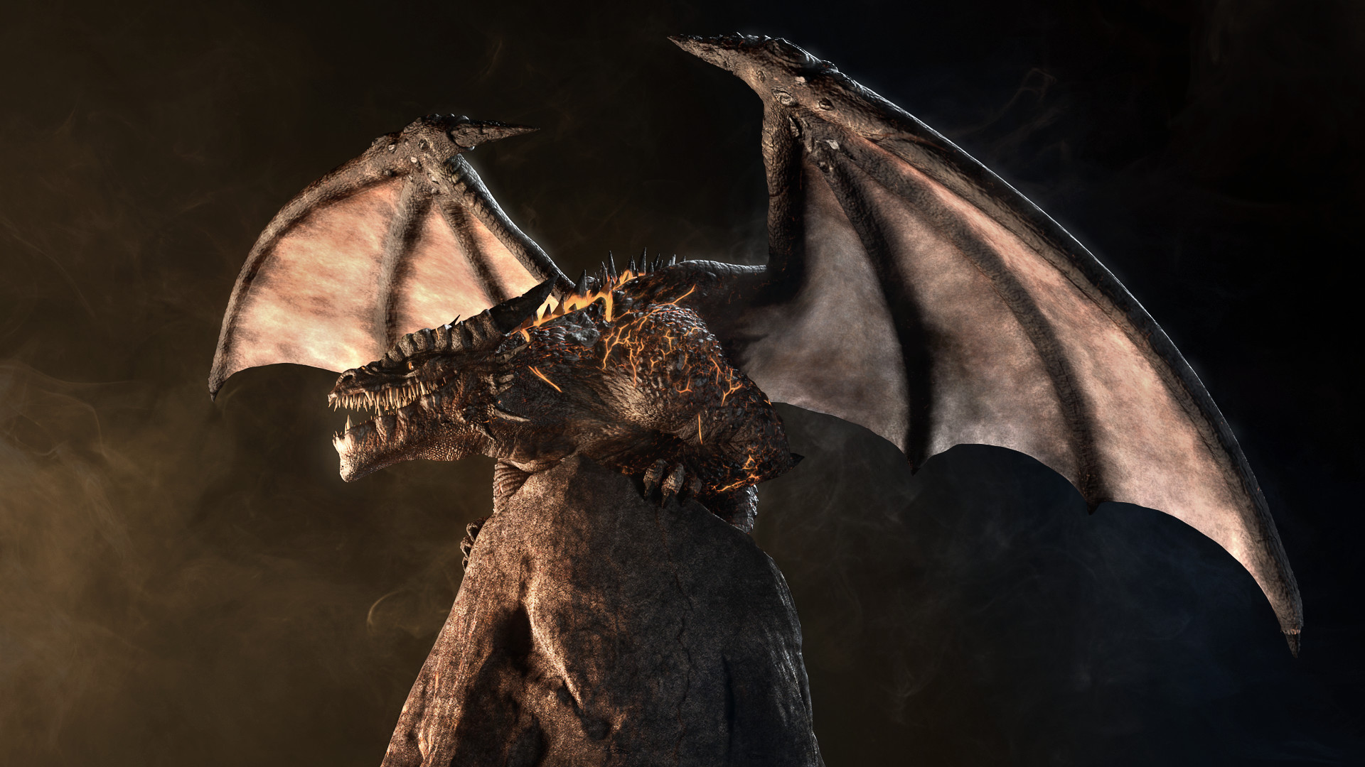 ArtStation - Raghnarok - The volcano dragon