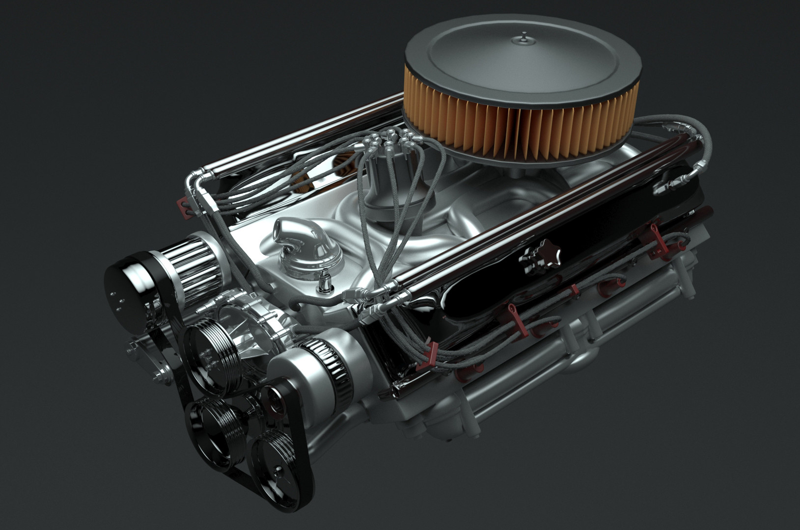 ArtStation - Pontiac Firebird Engine