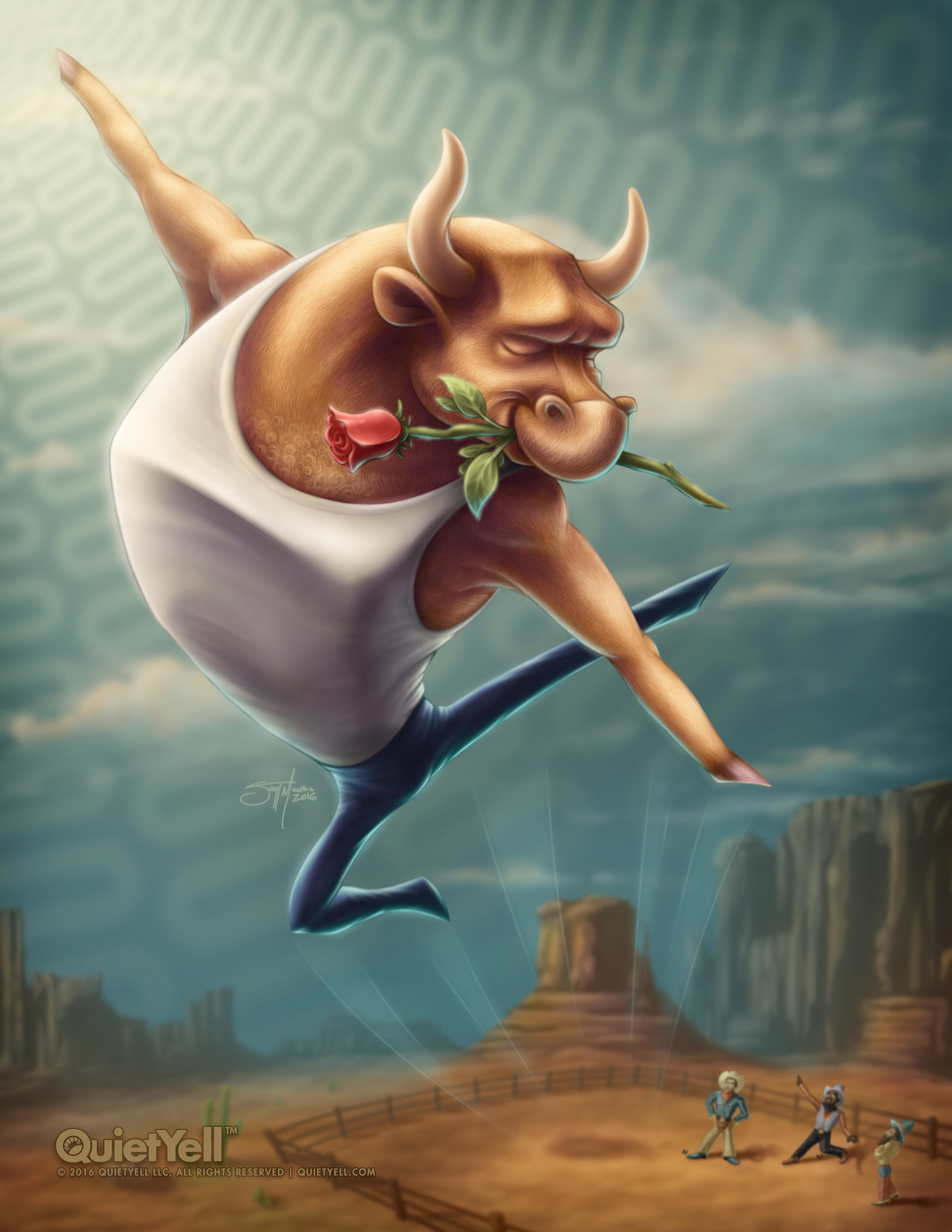 ArtStation - Dancing with the Bull