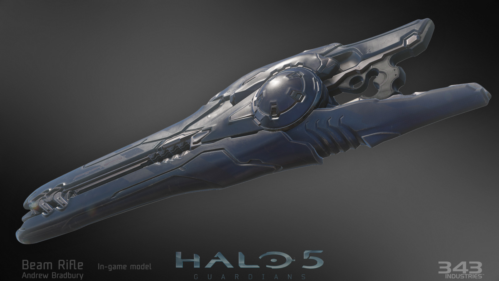 Andrew Bradbury Artstation - Halo 5 Beam Rifle