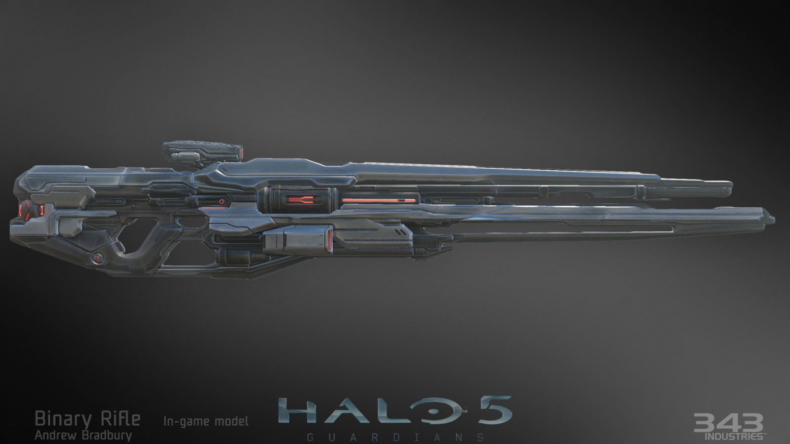 Andrew Bradbury Artstation - Halo 5 Binary Rifle