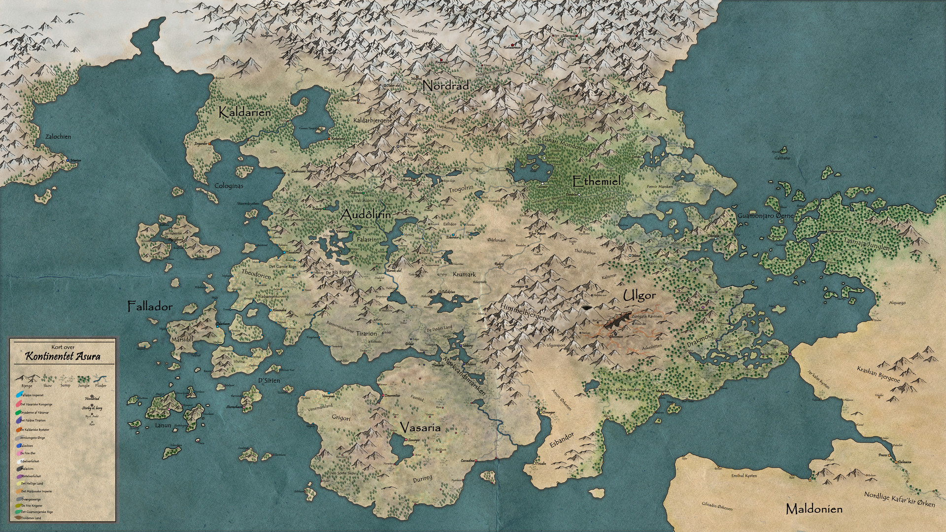 ArtStation - Pen and Paper Cartographer Map 4