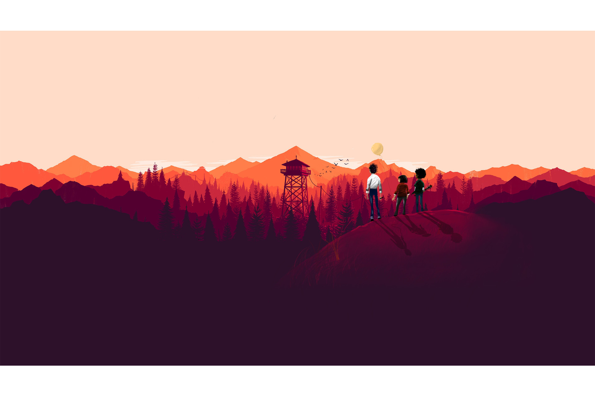 ArtStation - Watch the Firewatch tower.