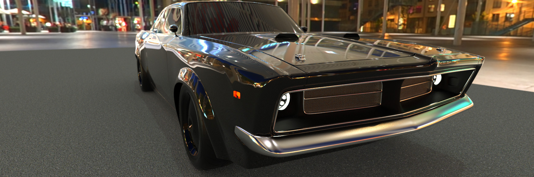 ArtStation - muscle car