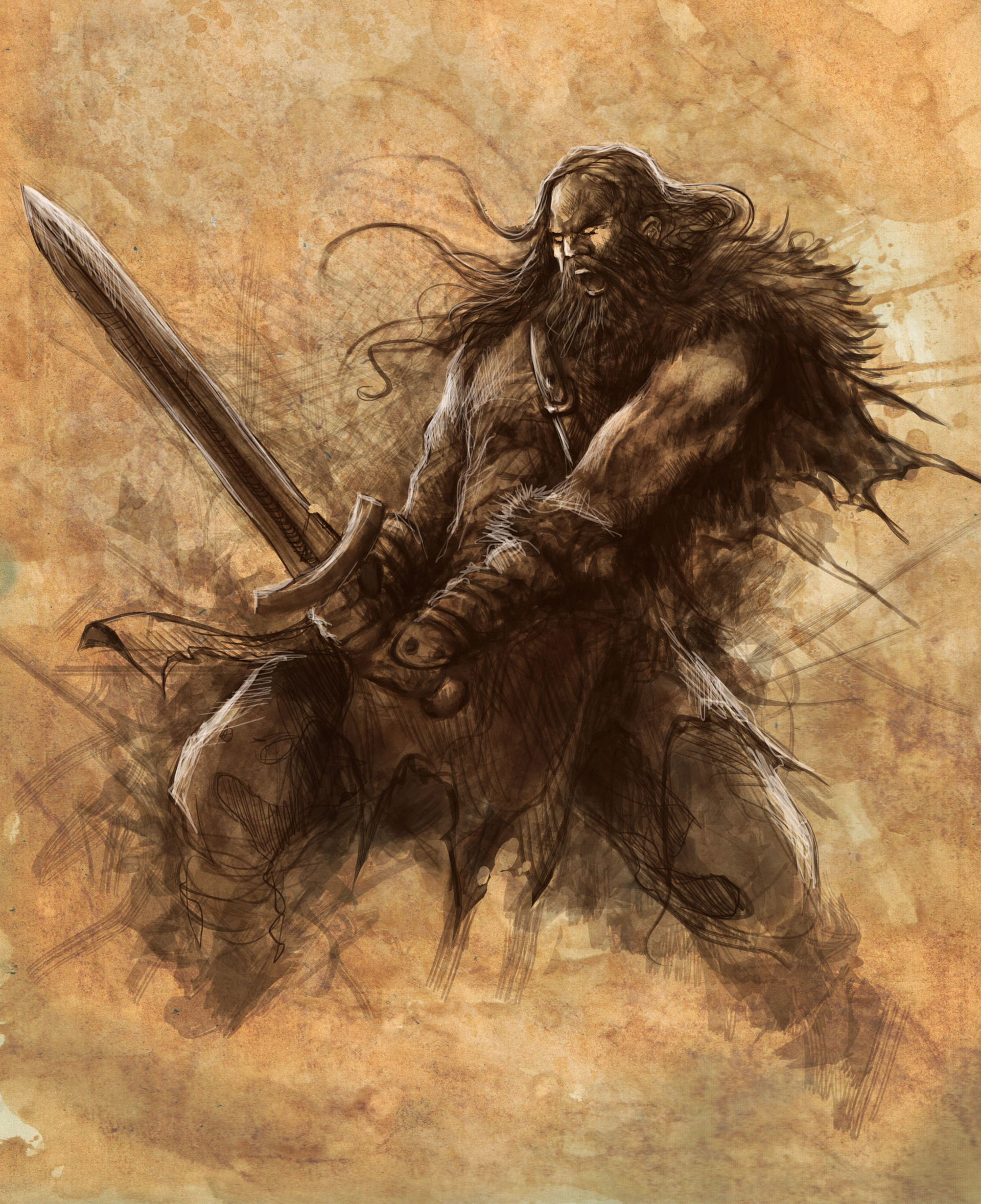 ArtStation - Viking Sketch