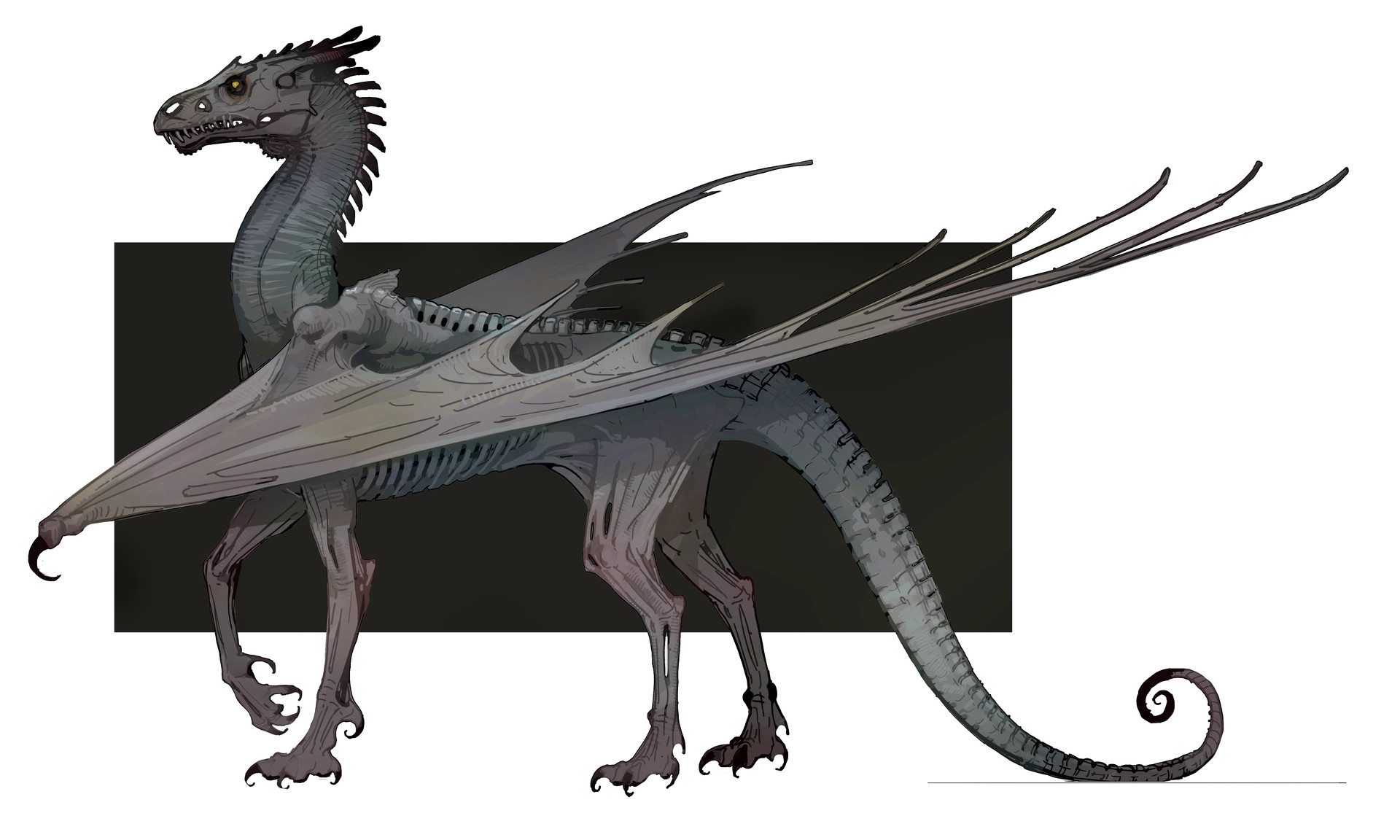 ArtStation - Undead dragon