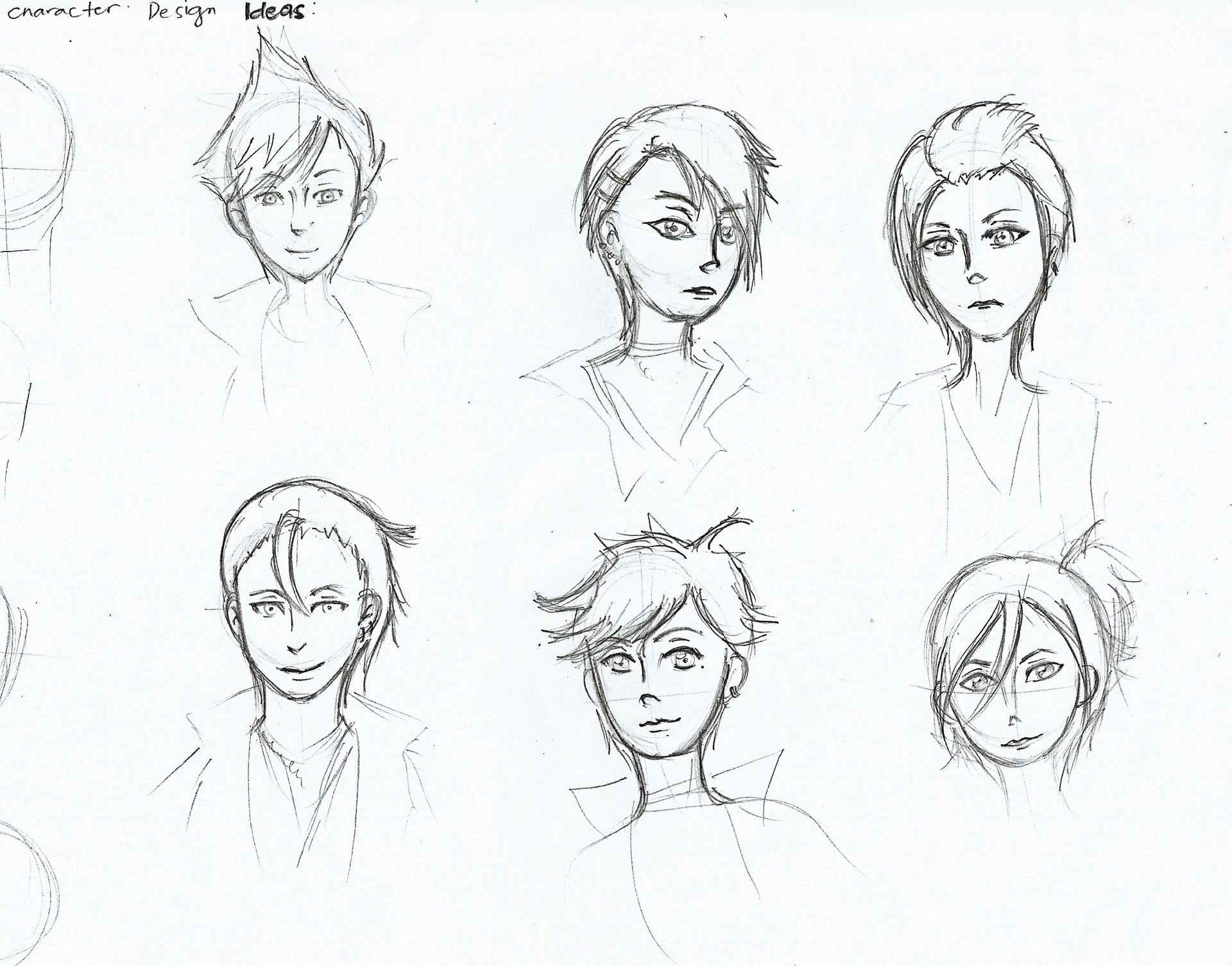 ArtStation - Random Guy Character Designs - Sketch