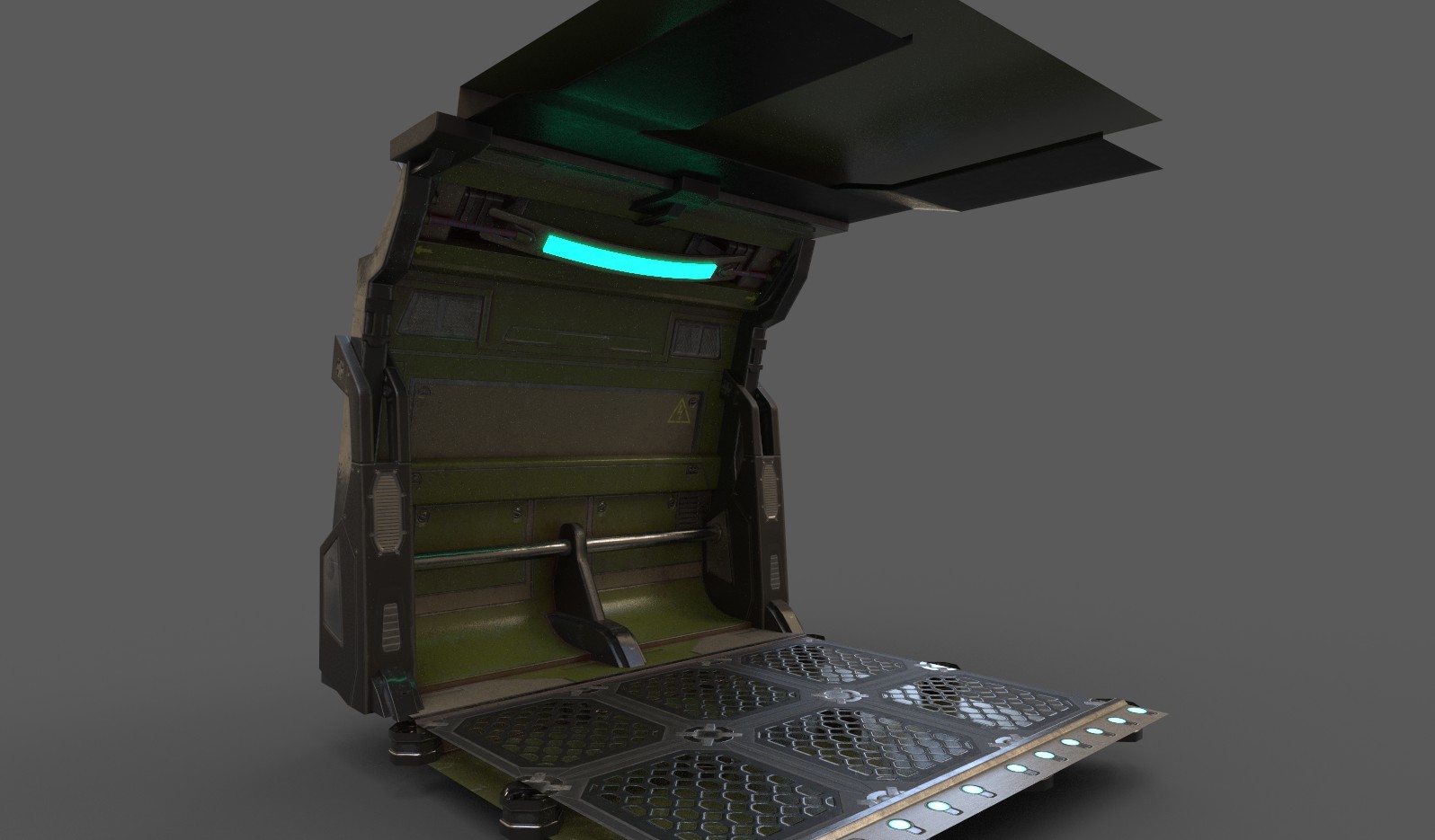 ArtStation - sci fi wall pieces