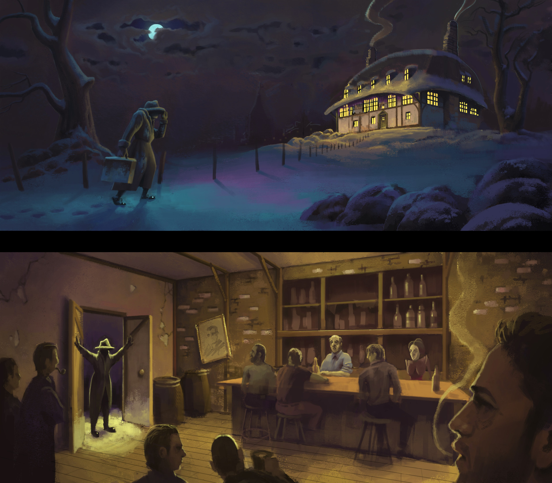 ArtStation - Color Script for my Invisible Man project. More here ...