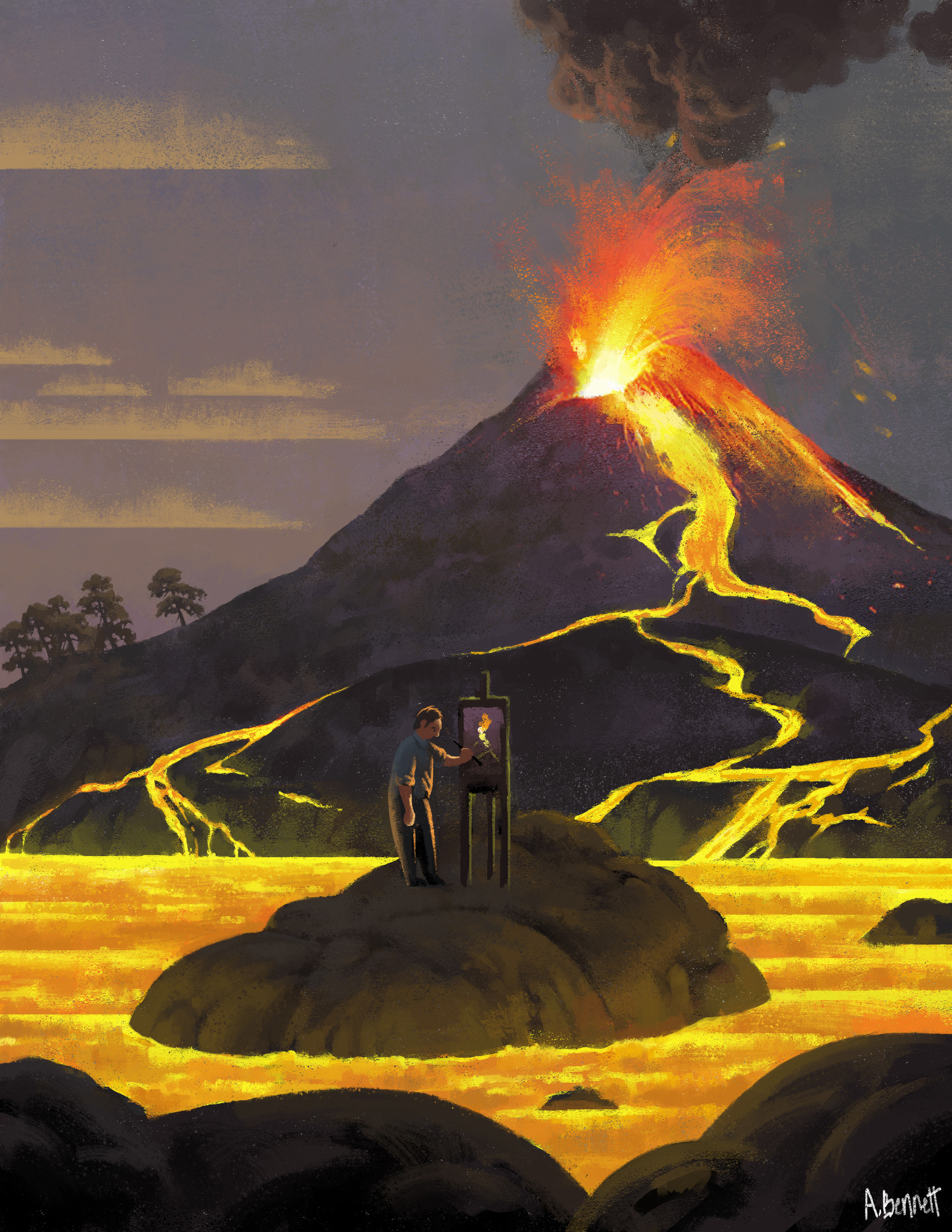 ArtStation - Volcano
