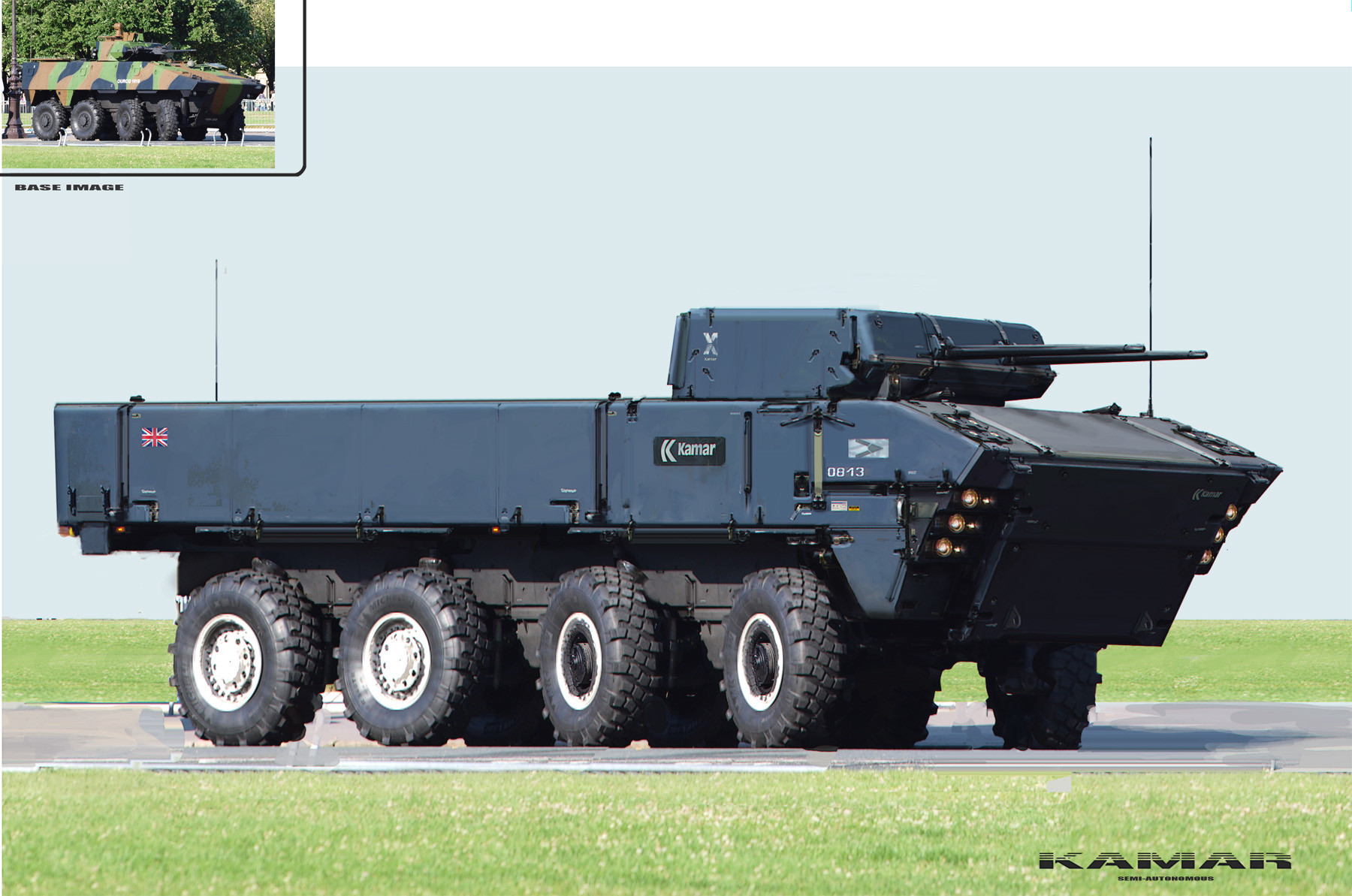 ArtStation - PHOTOBASHING PRACTICE - Kamar APC (concept 03)