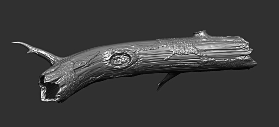 ArtStation - Low sculpted object for scattering through nano mesh in ...
