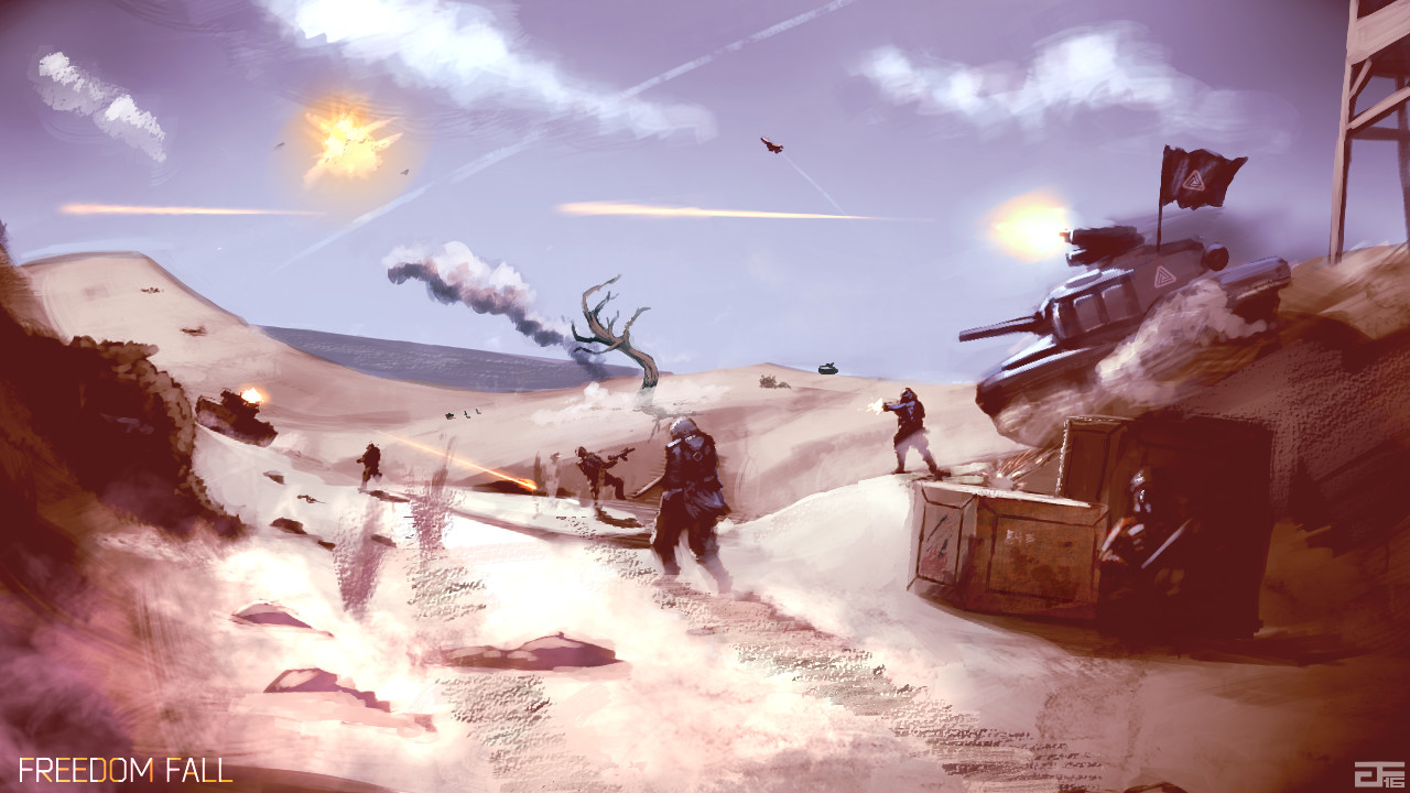 ArtStation - Freedom Fall (Concept Art)